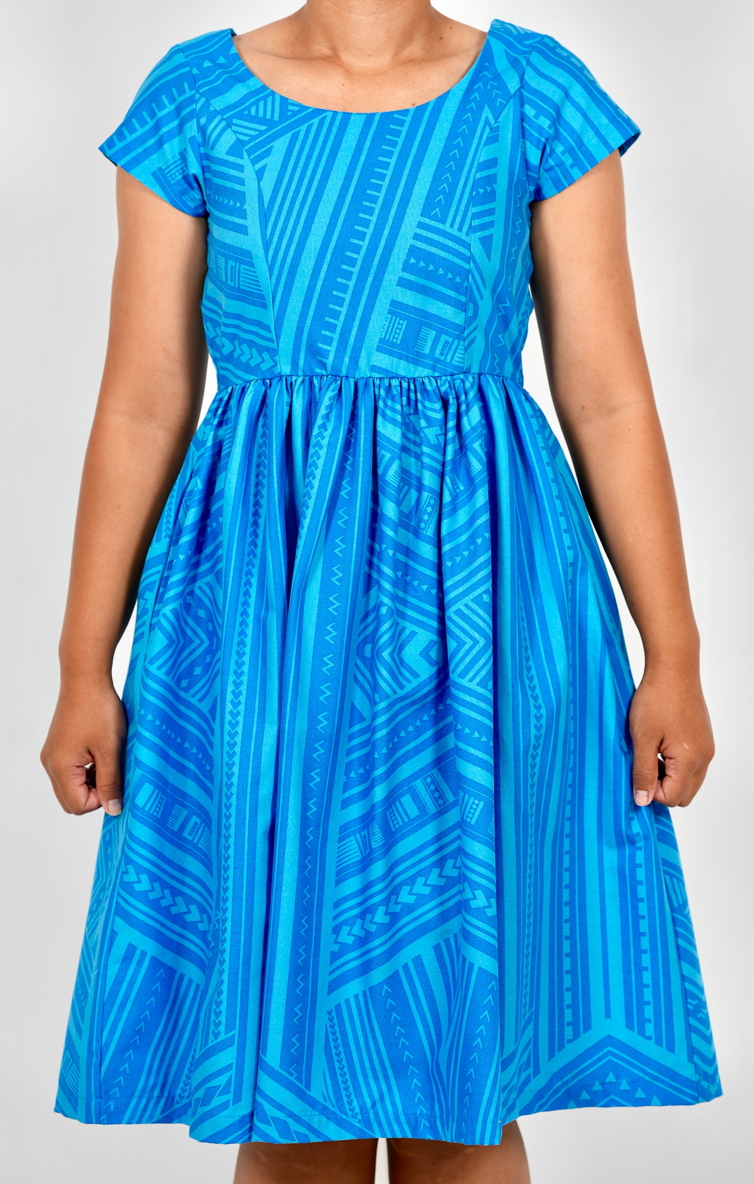 Eveni Pacific Ladies Midi Dress - Oceanic Obsession – Eveni Carruthers